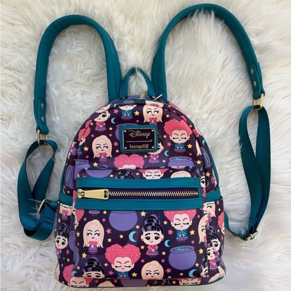 Disney Loungefly Hocus Pocus Mini Backpack Excellent … - Gem